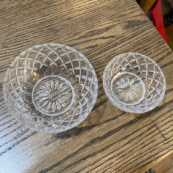 Lenox | Dining | Lenox Crystal Clear Diamond Pattern Bowl Set | Poshmark